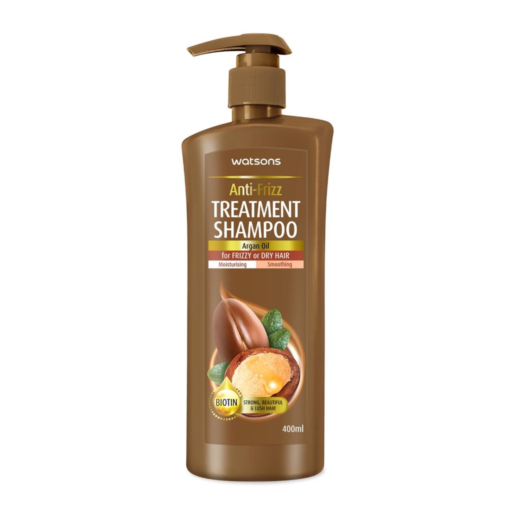 WATSONS Treatment Argan Oil Shampoo 400ml B1T1 | Shopee Philippines