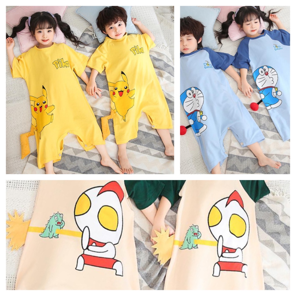 Pikachu Kids Pajamas Pokemon Pyjamas Kids Pikachu Shirt Cartoon One ...