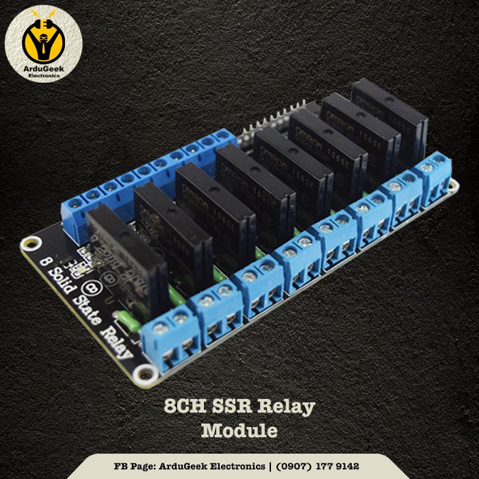 8 Channel Solid State OMRON Relay SSR Module | Shopee Philippines