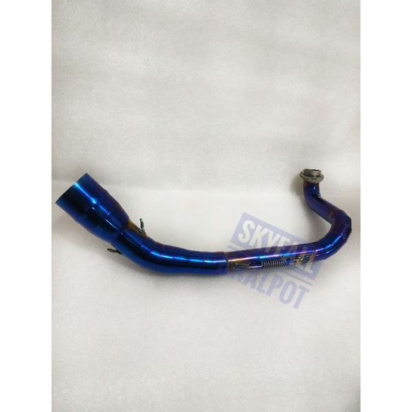 Blue Racing Exhaust Neck Pipe Bluemoon Honda ADV 150 Header Only ...