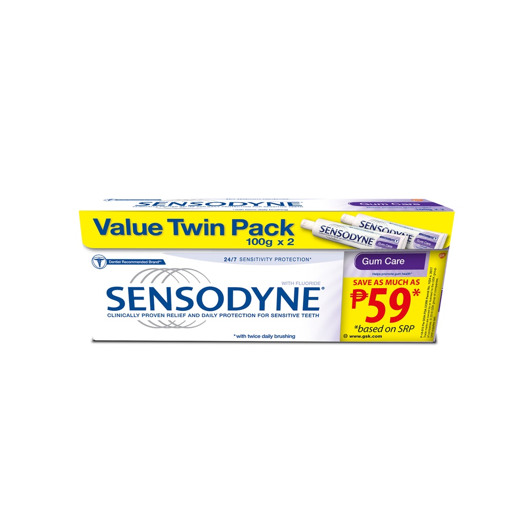 SENSODYNE Gum Care Twinpack 100g | Shopee Philippines