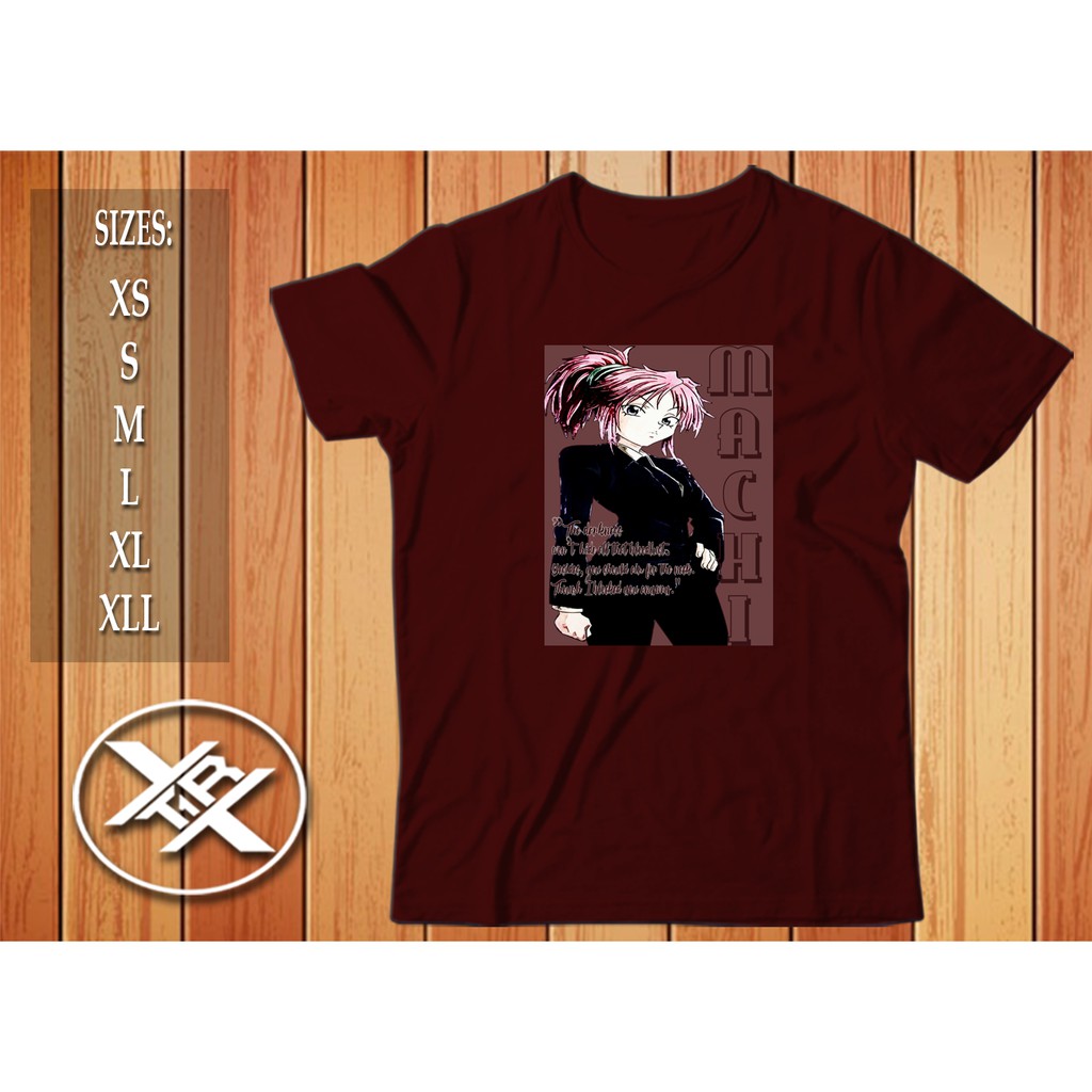 Hunter X Hunter Spider Machi Shirt (XN15) | Shopee Philippines