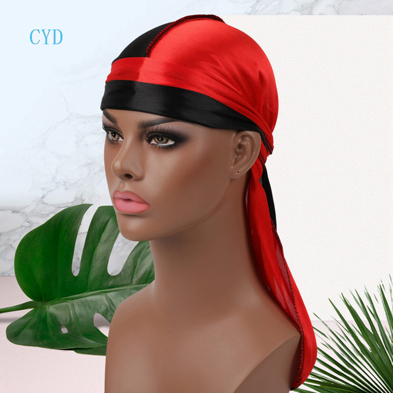 Cyd Dreaming Pirate Hat Silky Durag For Men Women Headwrap Durags