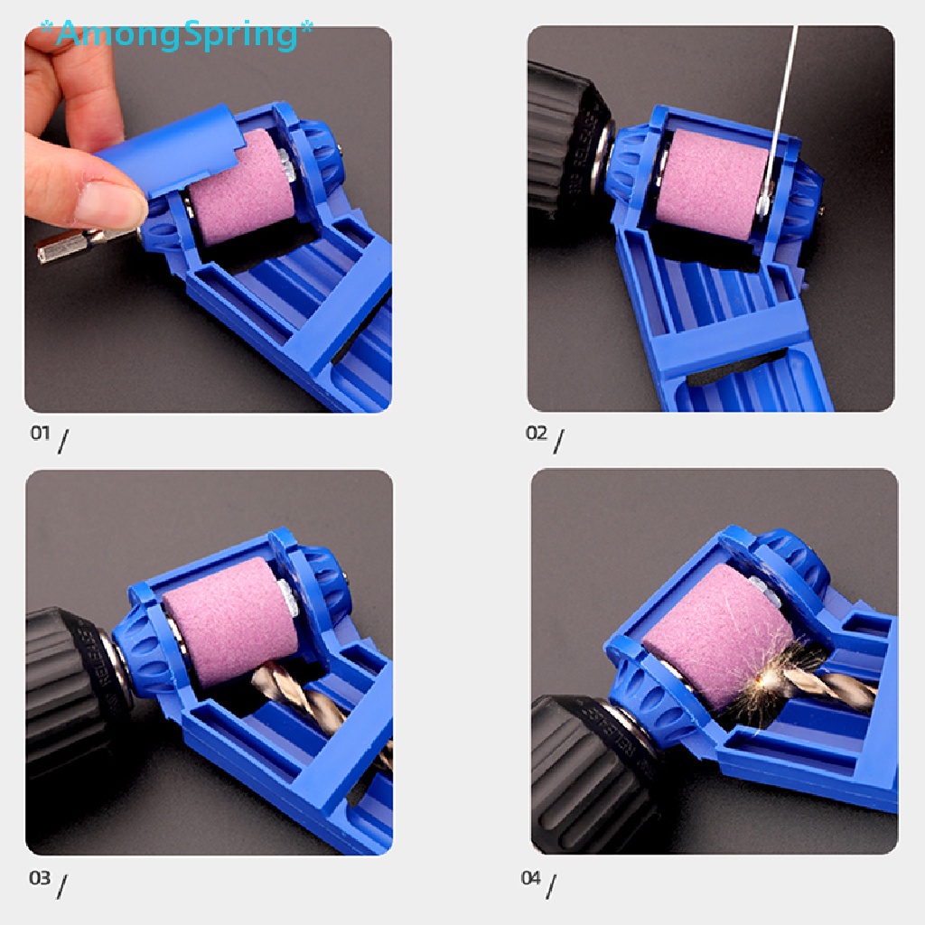 AmongSpring> Grinding Wheel Drill Bit Sharpener Drill Bits Set ...