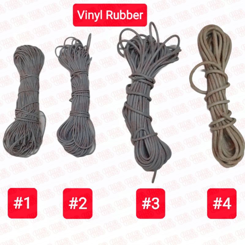 Vinyl Rubber #1/2/3/4 for Screen Window and Door (1/2 kilo) | Shopee ...