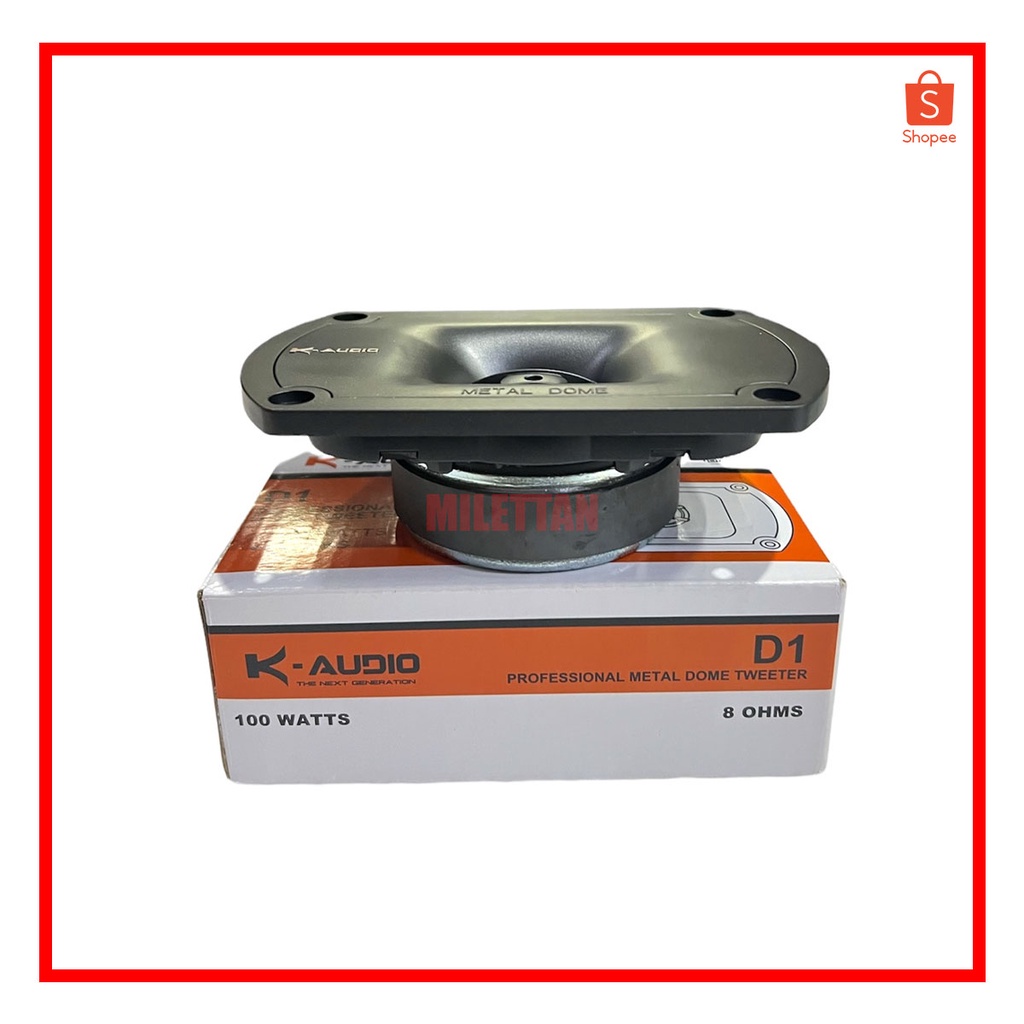 ORIGINAL KONZERT TWEETER K-AUDIO D1 100 WATTS WITH CAP | Shopee Philippines