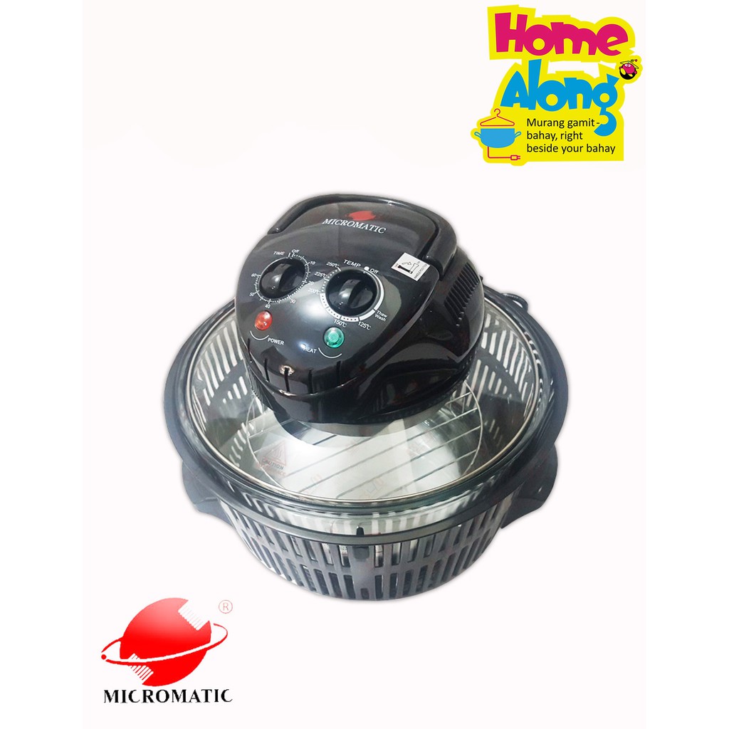 MICROMATIC Multi Function Turbo Broiler / Convection Oven 12L | Shopee ...