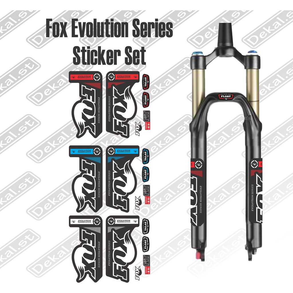Fox evolution series ( Fork Decals / Bike sticker fork with gloss ...