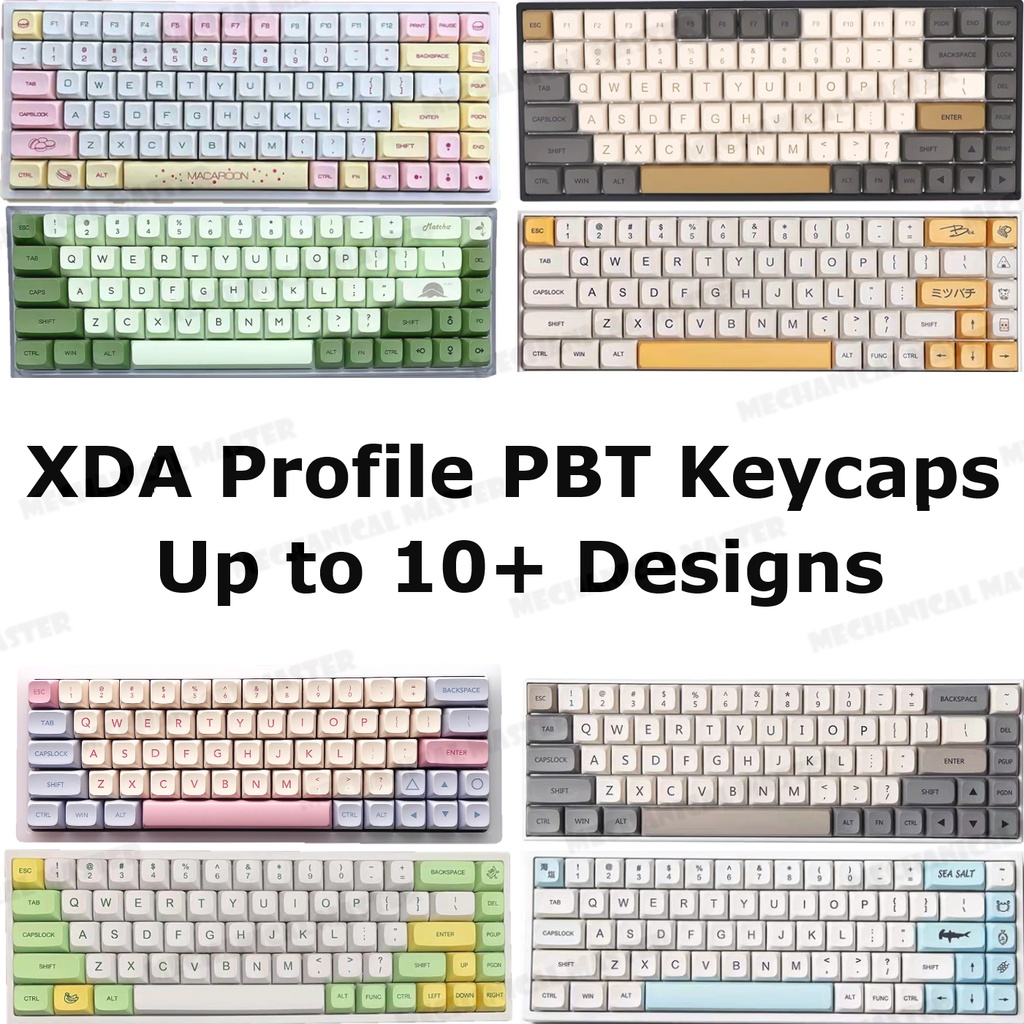 XDA Keycaps PBT Mechanical Keyboard Dye Sublimation XDA Keycap Ember ...