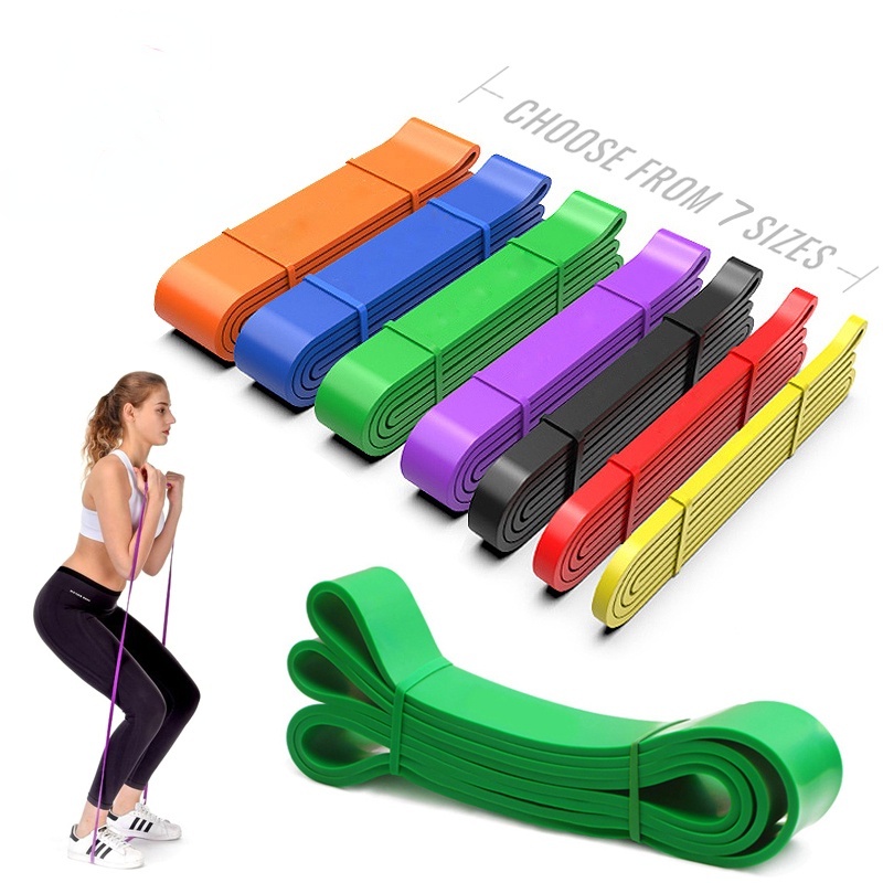 Stretch Resistance Band Exercise Expander Elastic Fitness Band Pull Up ...
