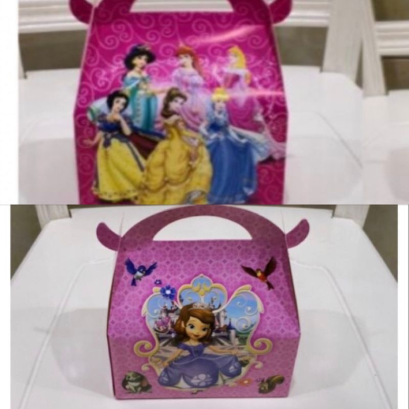 12pcs Character Donut Box Disney Princess Sofia The First | Shopee ...