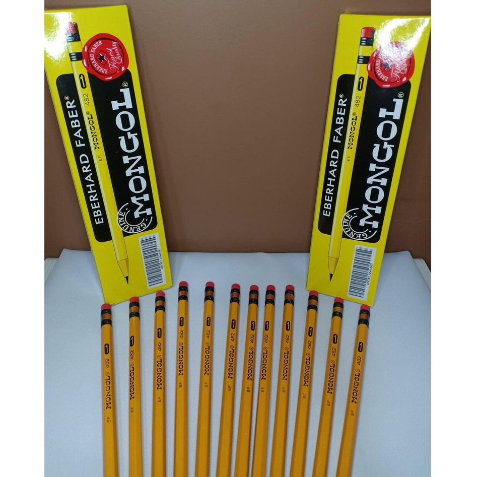 12pcs/box Mongol Pencil (in #1,#2,#3) | Shopee Philippines