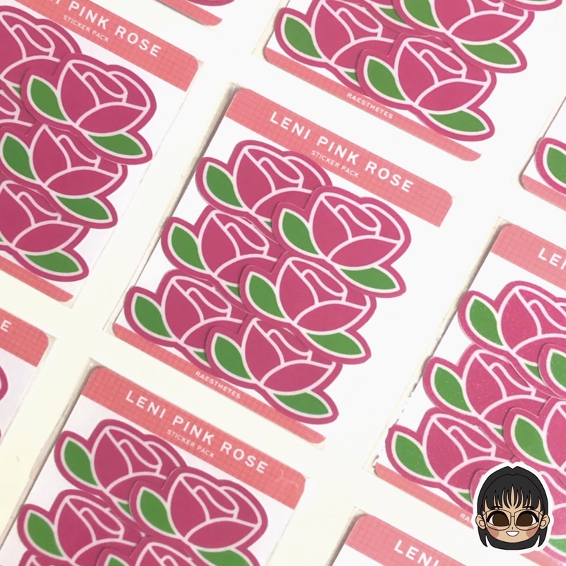 Leni Robredo Kiko Pangilinan (LeniKiko) Rosas/Pink Rose Sticker Pack ...