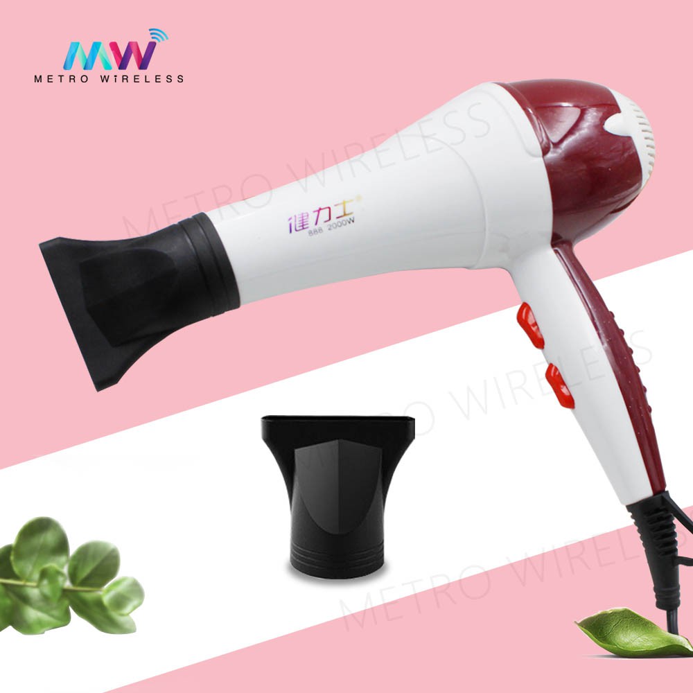 888 Salon Professional Compact Hair Blower Hot Cold | Shopee Philippines