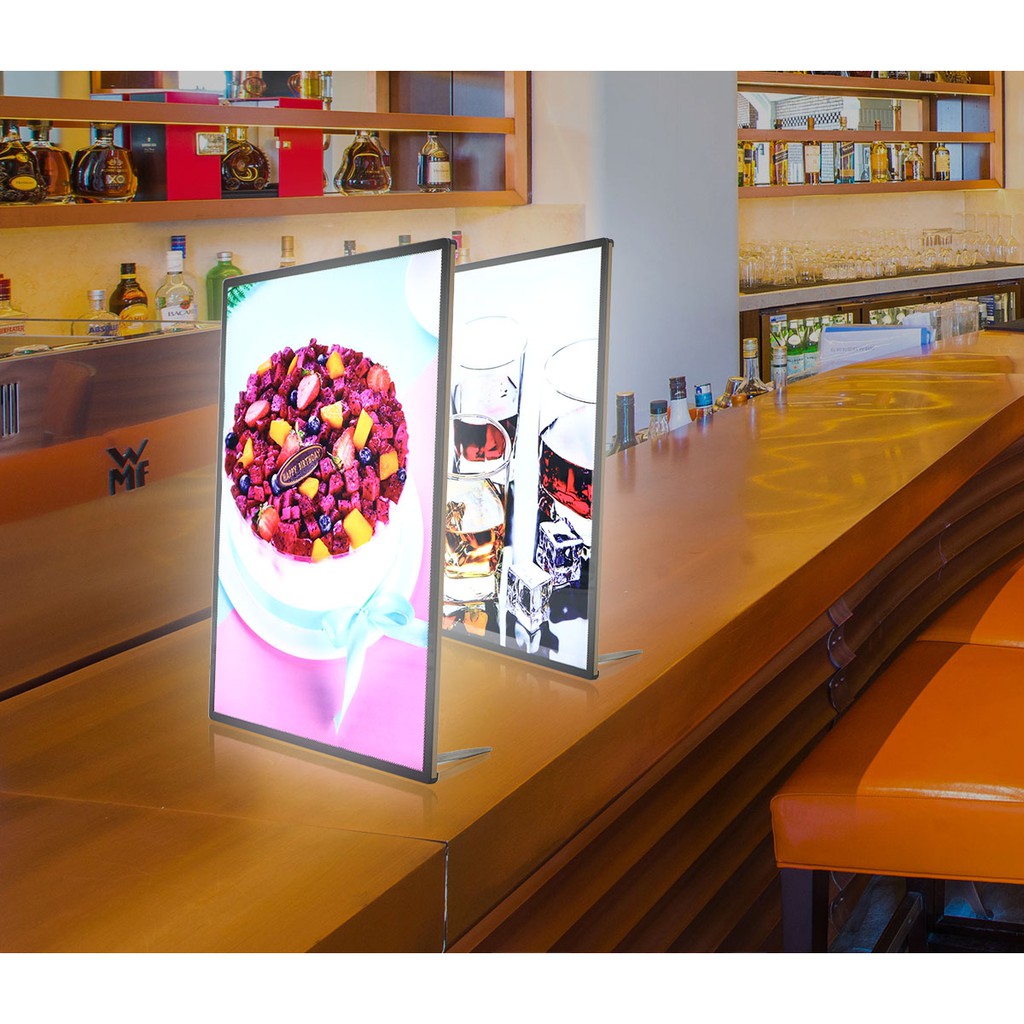 restaur led menus board led menu light box light up led fast food menu ...