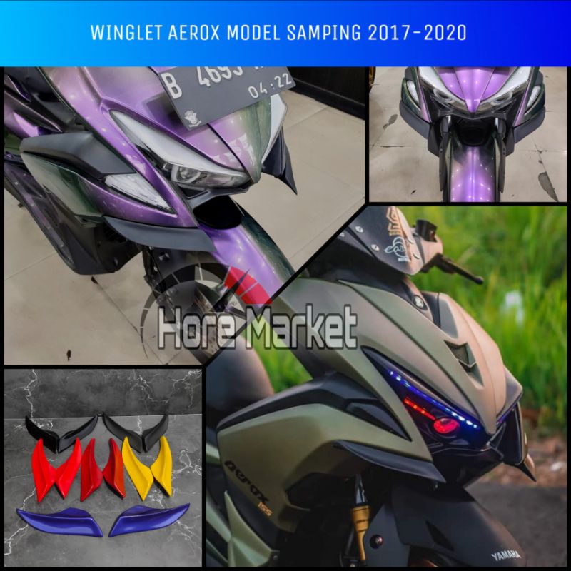 WINGLET AEROX 155 OLD 2017 2018 2019 2020 WINGLET AEROX KEWER AERO ...