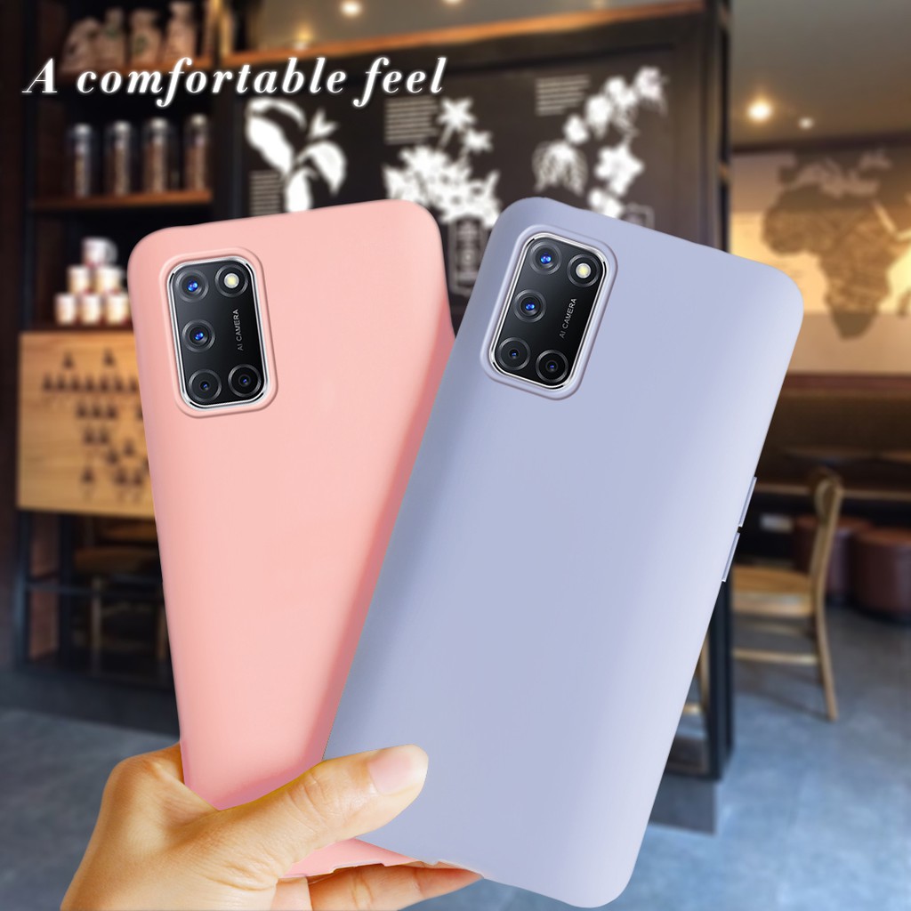 OPPO A52 / A72 / A92 Candy Color Case Soft Silicone TPU Phone Casing ...
