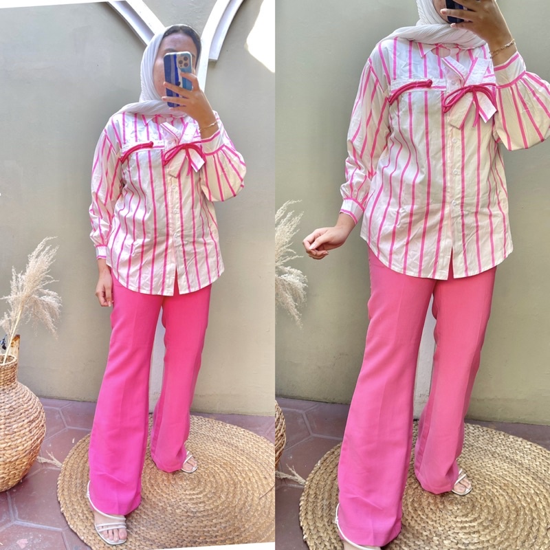 Kemeja Bangkok Neon List Shirt Shopee Philippines