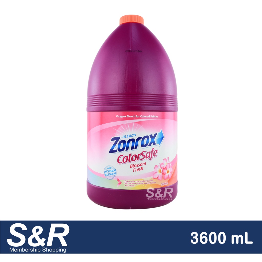 Zonrox Color Safe Blossom Fresh Bleach 3.6L | Shopee Philippines
