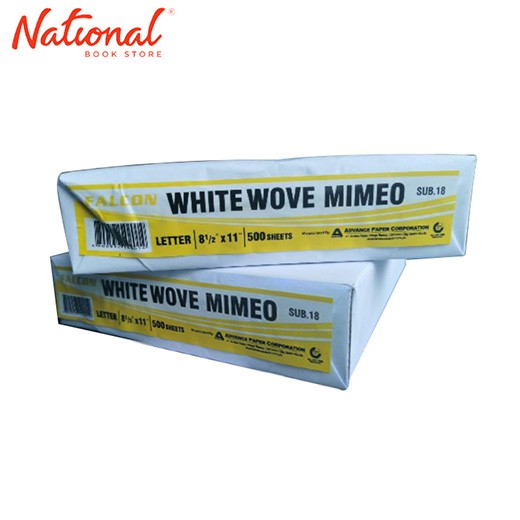 Transworld Mimeo Paper Short 63Gsm Whitewove National Book Store ...