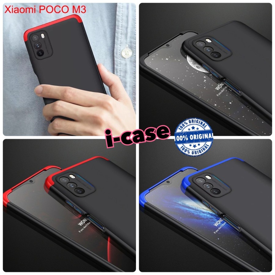 Original Poco M3 GKK 360 Case - Xiaomi PocoM3 Casing Cover | Shopee ...