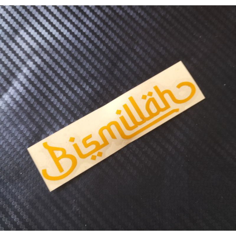 Bismillah CUTTING Sticker | Shopee Philippines