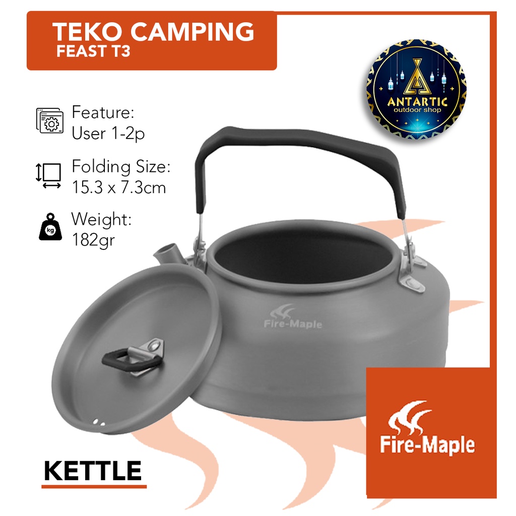 Fire Maple FM Kettle 0.8L FEAST T3 Teapot Coffee Pot | Shopee Philippines