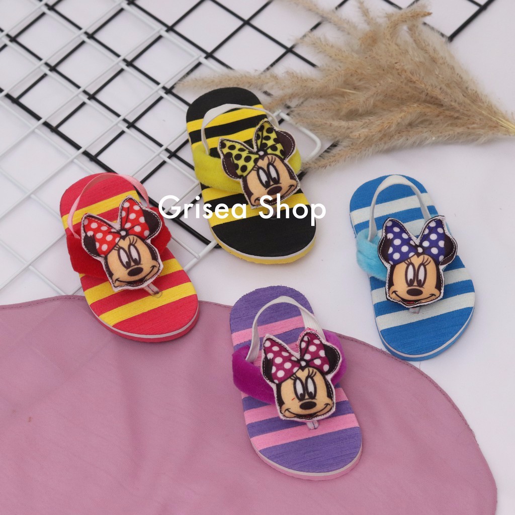 Grisea Sandal Baby Character Fur Children Age 1 2 3 Years Old MINNIE ...