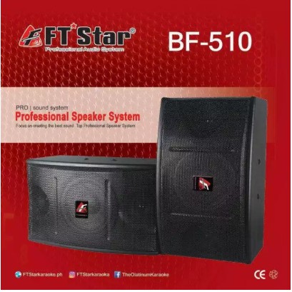 MEGAPRO(F.Tstar) BF510 Professional Karaoke Speaker 10 Inch 450W | Shopee Philippines