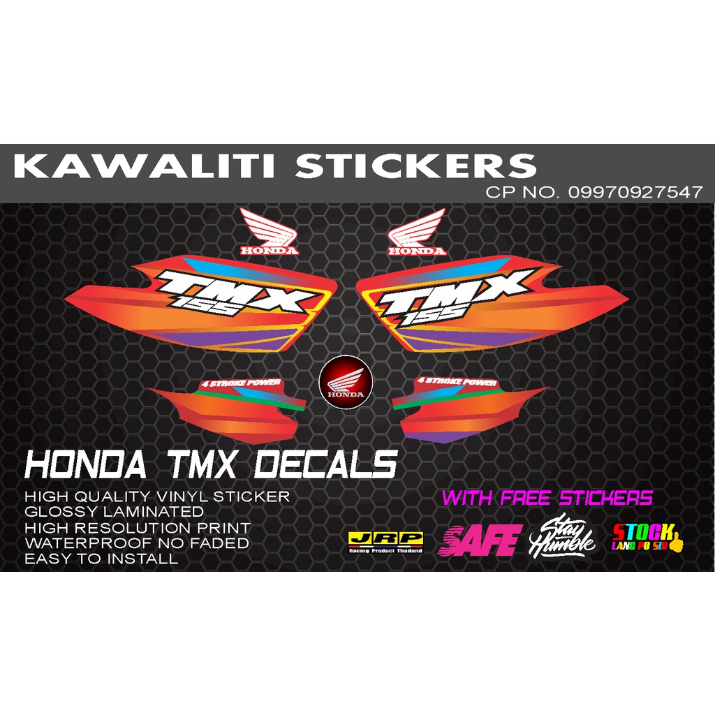 Honda TMX sticker Decals Old Model | Shopee Philippines