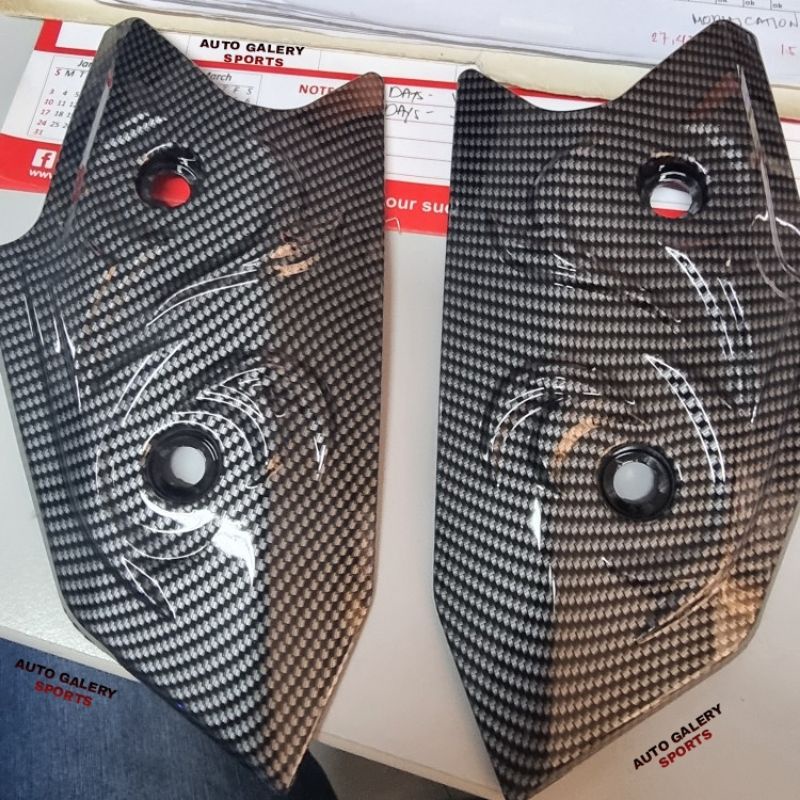 Front Fender Ear Cover Yamaha Aerox 155 Carbon Fender Ear Cover ...