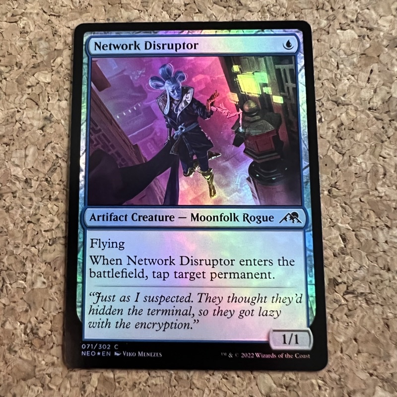 MTG NETWORK DISRUPTOR (MOONFOLK ROGUE) KAMIGAWA NEON DYNASTY (BLUE ...
