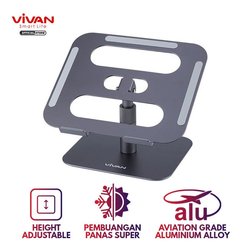 Vivan VLS03 Laptop Cooling Stand Original Liftable Foldable Aluminum ...