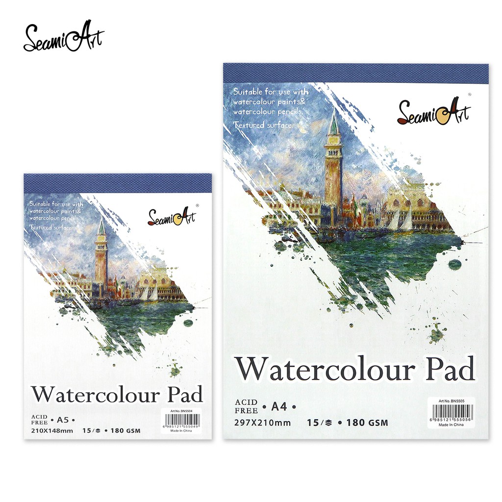 Seamiart_[READY STOCK] A4/A5 Drawing Paper for Watercolor/Gouache ...