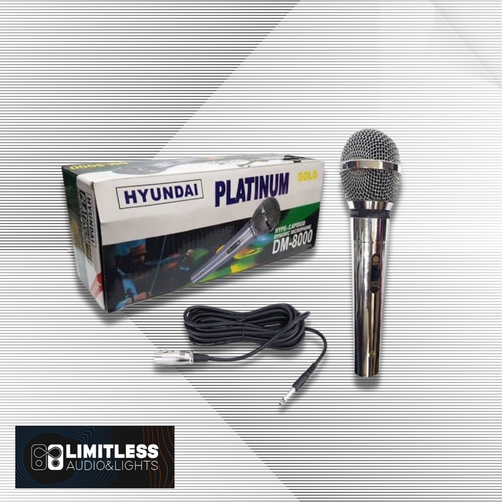 Hyundai Platinum DM-8000 Professional Dynamic Microphone | Shopee Philippines