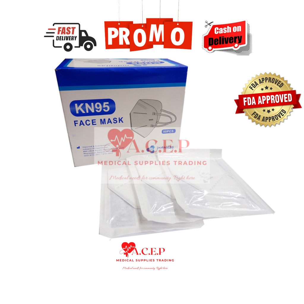 Indoplas KN95 Disposable Face Mask (1 DOZEN) 12PCS | Shopee Philippines