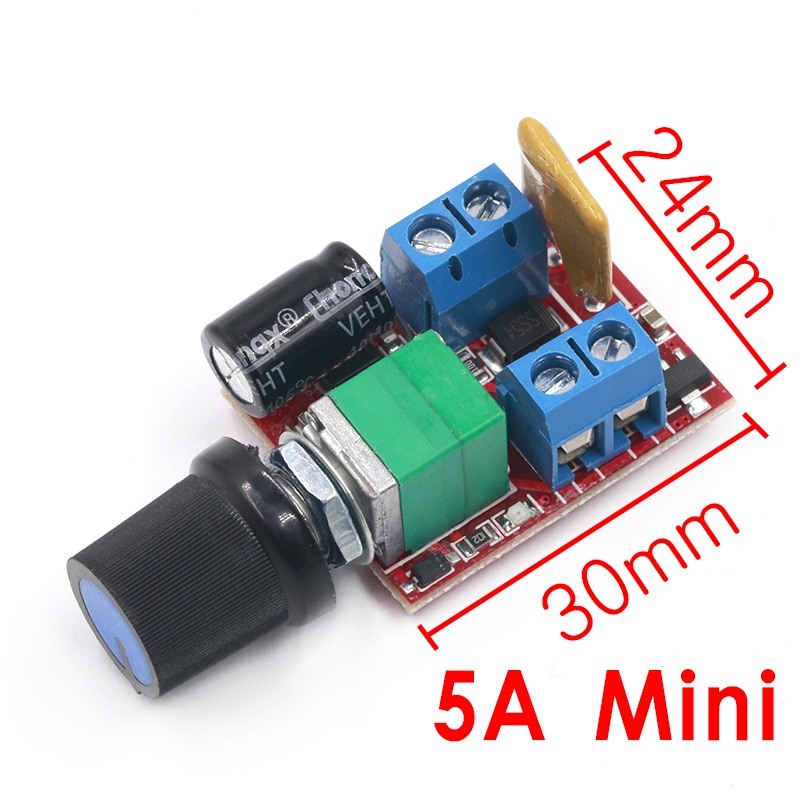 Mini DC-DC 4.5V-35V 5A 90W PWM DC Motor Speed Controller Module Speed Regulator Control Adjust ...