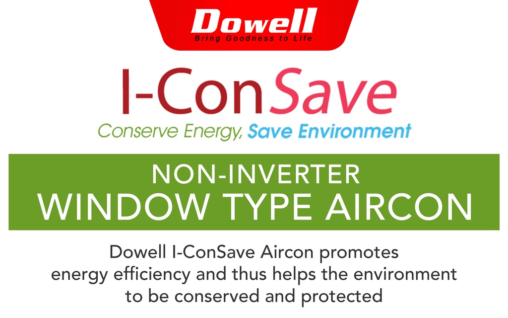 Dowell 0.6 HP Non-Inverter Window Type Aircon | ACW-600T | Shopee ...