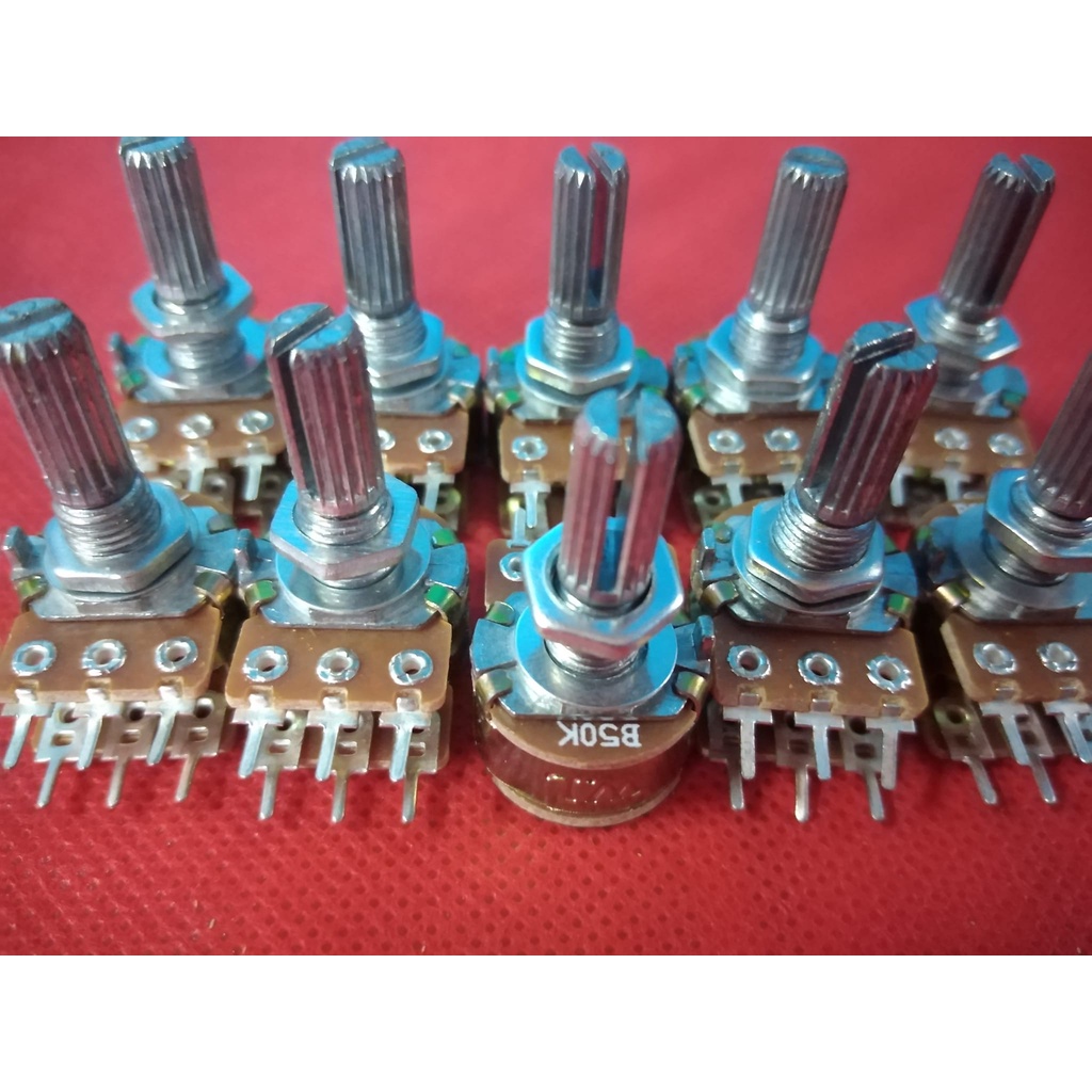 50K 6Pins Potentiometer Volume Control Stereo B50K | Shopee Philippines