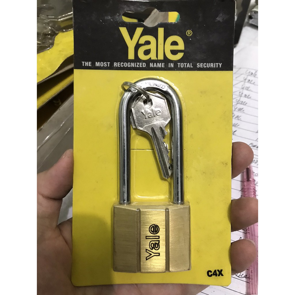 Yale Brass Padlock Long Shackle | Shopee Philippines