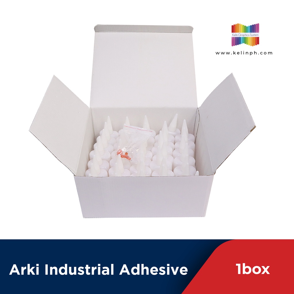 KGS ARKI Industrial Adhesive Glue 1 Box (40pcs)| Applicable for Metal ...