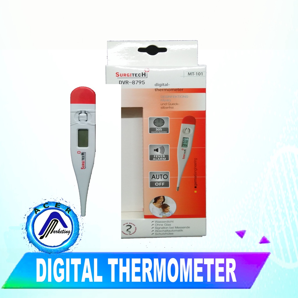 DIGITAL THERMOMETER (SURGITECH) | Shopee Philippines
