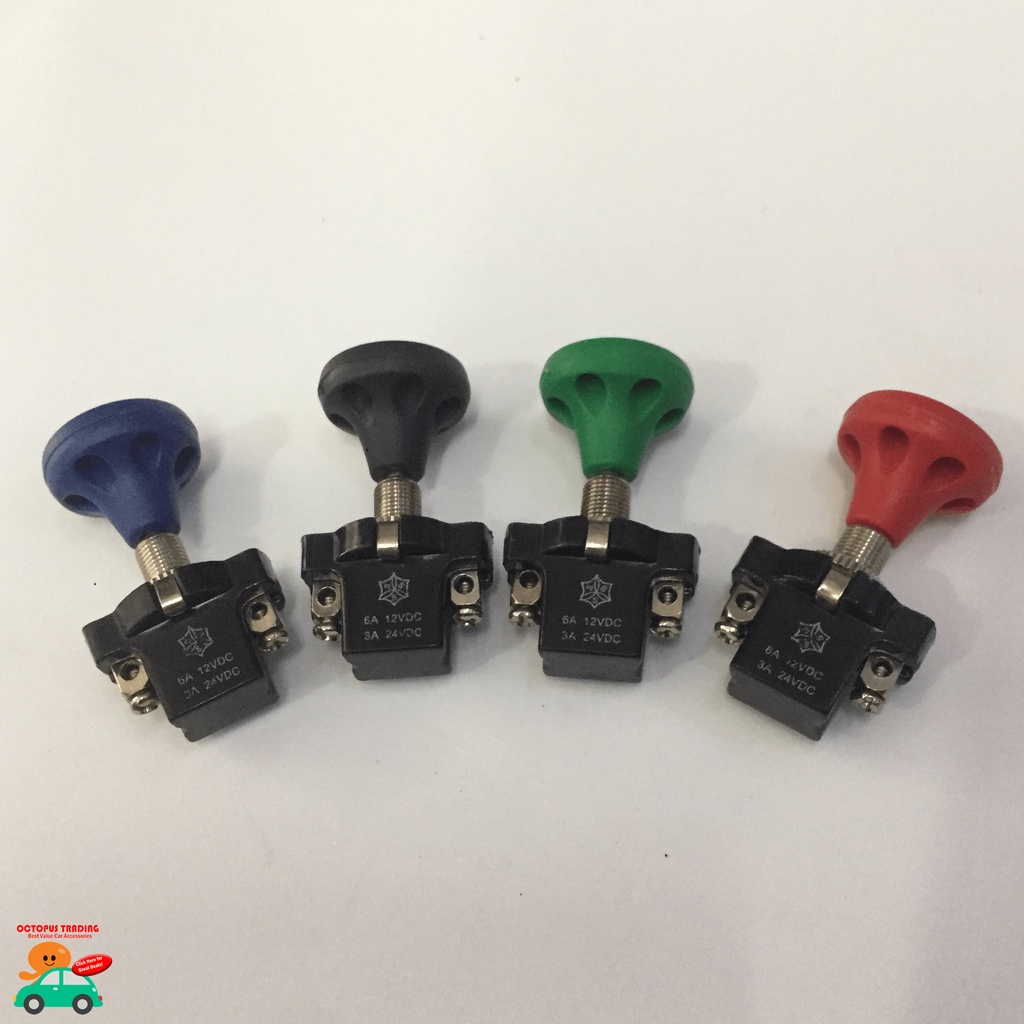 Sasaki PP-5 Push Pull Switch 12V/24V applicable | Shopee Philippines