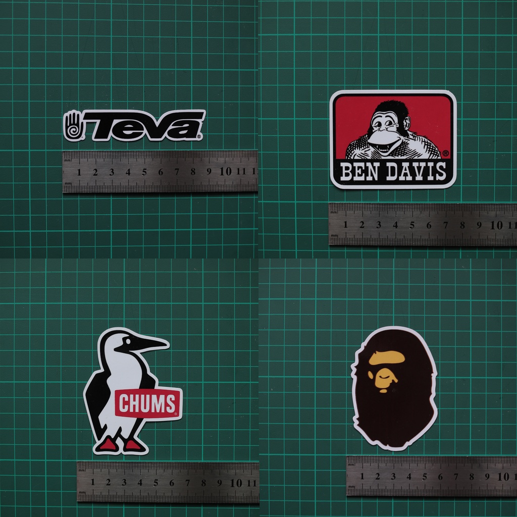 Sticker ( Teva, Ben Davis, Chums, Bape ) | Shopee Philippines