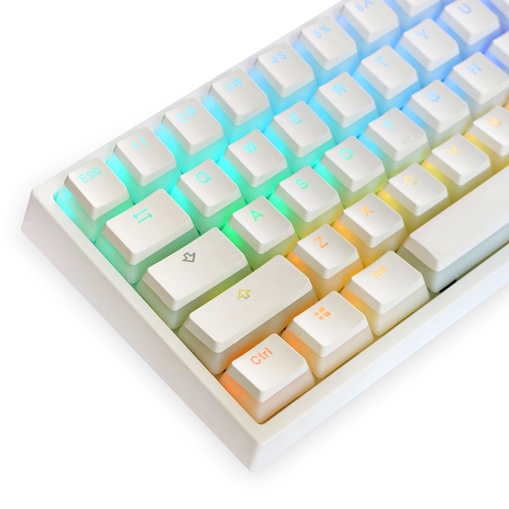 139Keys Double Skin Milk Pudding Keycaps PBT OEM Profile Two-color ...