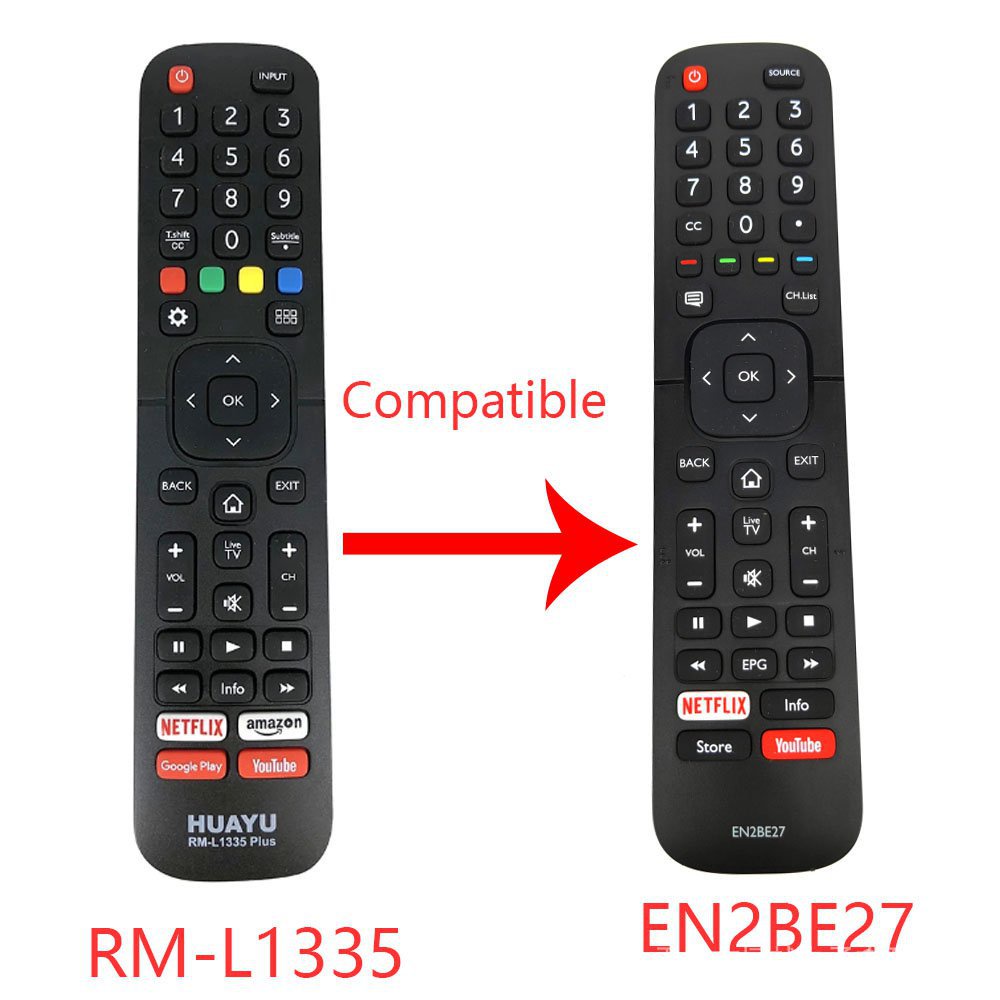 Brand new RM-L1335 replace original EN2BE27 EN2BC27D For Hisense DEVANT ...