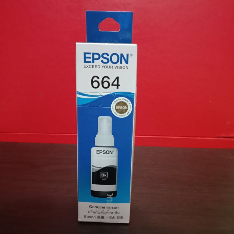 Epson 664 T664 Black Original ink bottle 70ml | Shopee Philippines