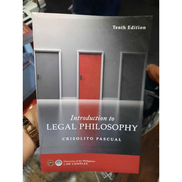 Introduction to Legal Philosophy 10th edition Crisolito Pascual ...
