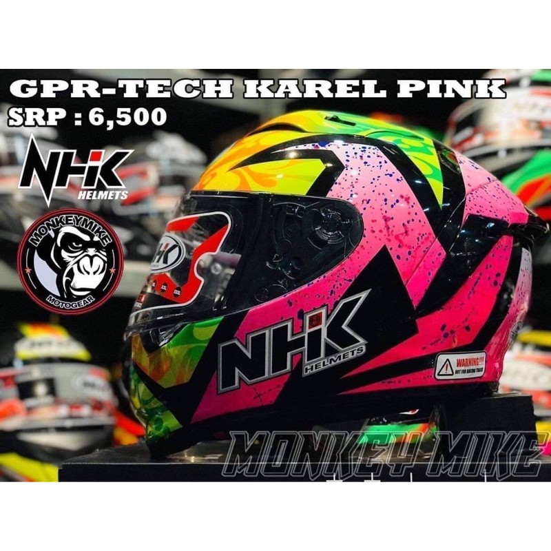 NHK GPR-TECH(racing helmet) | Shopee Philippines