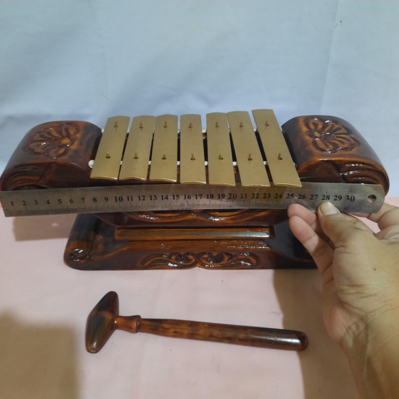 Gamelan saron mini 7 notes/traditional musical instrument/for children ...